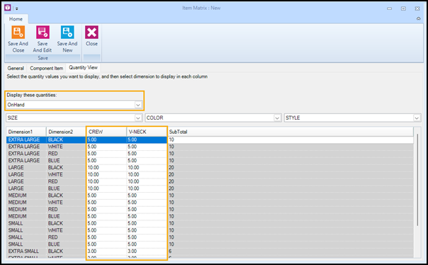 Setting up matrix items – RMH (Retail Management Hero) Support
